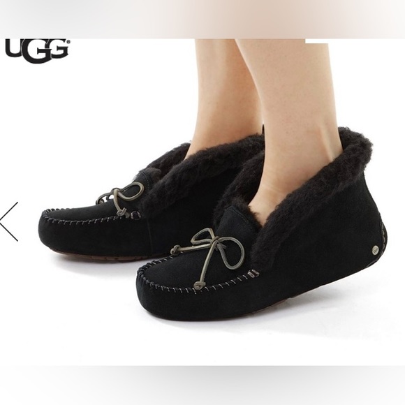 UGG | Shoes | Ugg Alena Suede High Top Suede Wool Slippers | Poshmark